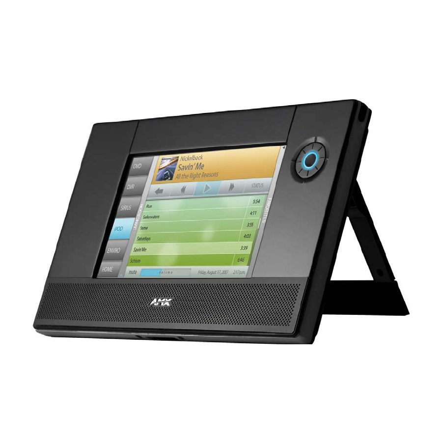 AMX MODERO VIEWPOINT MVP-5200I OPERATION/REFERENCE MANUAL Pdf Download ...