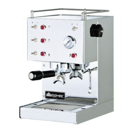 ISOMAC VENUS COFFEE MAKER USE AND MAINTENANCE MANUAL | ManualsLib
