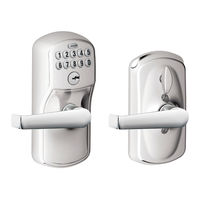 User Manuals: Schlage FE595 Keypad Entry Lock