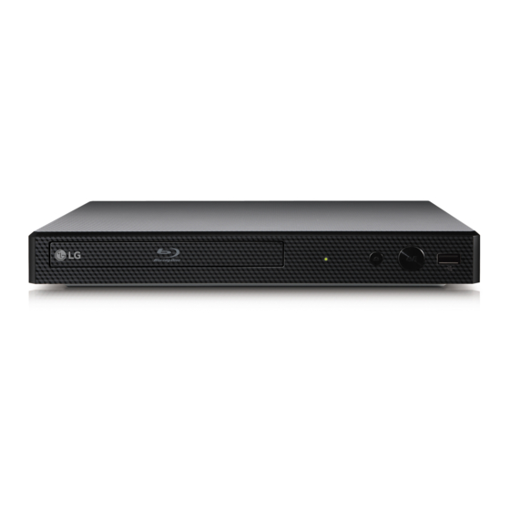 LG BP250 BLU-RAY PLAYER OWNER'S MANUAL | ManualsLib