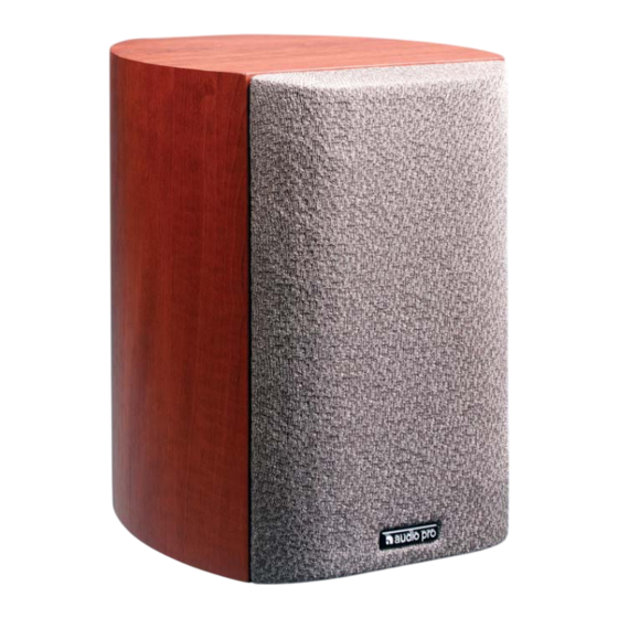 Audio Pro Cinema C2 2-Way Satellite Speaker Specifications | ManualsLib