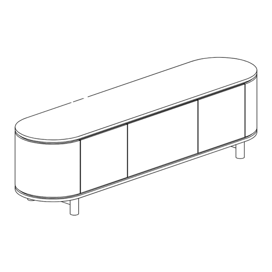 Prodesign furniture Cannes Curved ETU 160 Manuals | ManualsLib