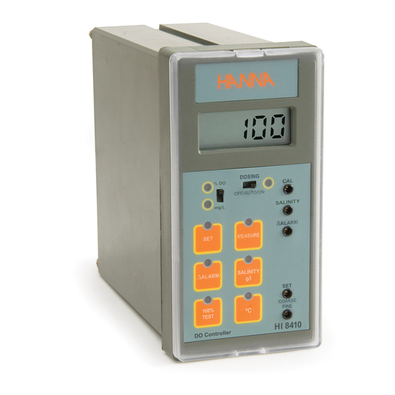 HANNA INSTRUMENTS HI8410 INSTRUCTION MANUAL Pdf Download | ManualsLib