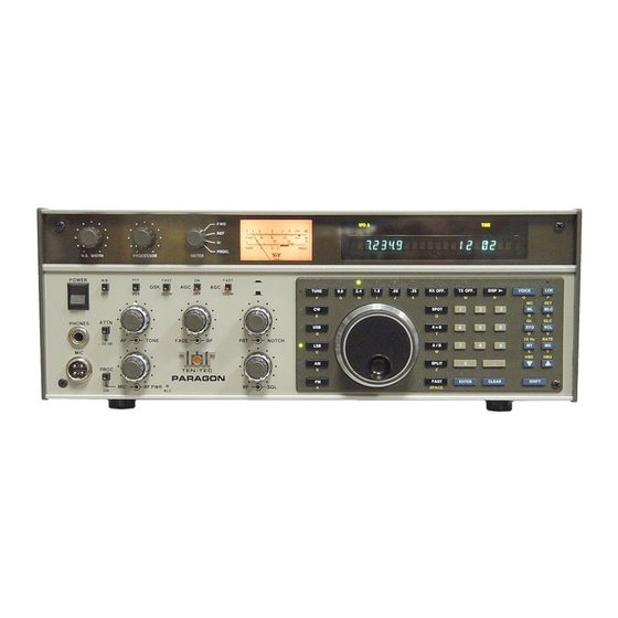 TEN-TEC 585 PARAGON OWNER'S MANUAL Pdf Download | ManualsLib