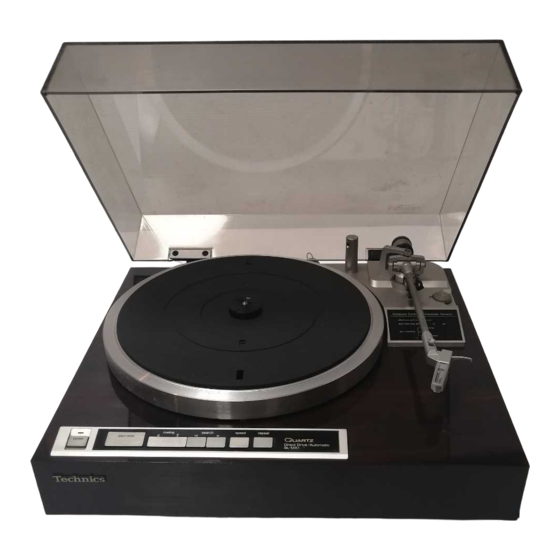 TECHNICS SL-MA1 OPERATING INSTRUCTIONS MANUAL Pdf Download | ManualsLib