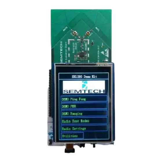 SEMTECH SX1281 USER MANUAL Pdf Download | ManualsLib