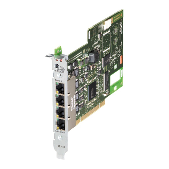 SIEMENS SIMATIC NET CP 1604 OPERATING INSTRUCTIONS MANUAL Pdf Download ...