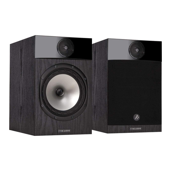 FYNE AUDIO F300 SERIES INFORMATION MANUAL Pdf Download | ManualsLib
