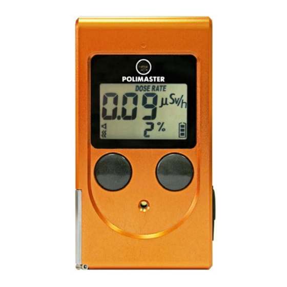 POLIMASTER РМ1605 SOFTWARE MANUAL Pdf Download | ManualsLib