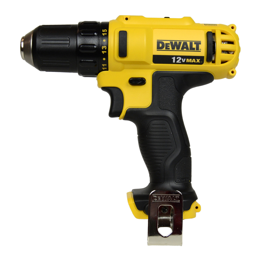 DEWALT DCD710 ORIGINAL INSTRUCTIONS MANUAL Pdf Download | ManualsLib