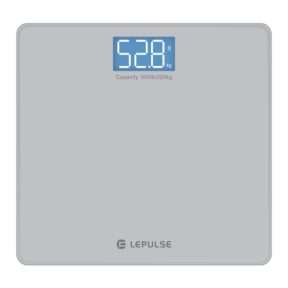 LEPULSE LESCALE S5 USER MANUAL Pdf Download | ManualsLib