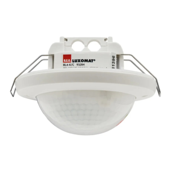 B.E.G. LUXOMAT BL4 OPERATING MANUAL Pdf Download | ManualsLib