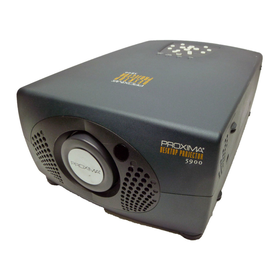 ASK PROXIMA DP5900 FREQUENTLY ASKED QUESTIONS Pdf Download | ManualsLib