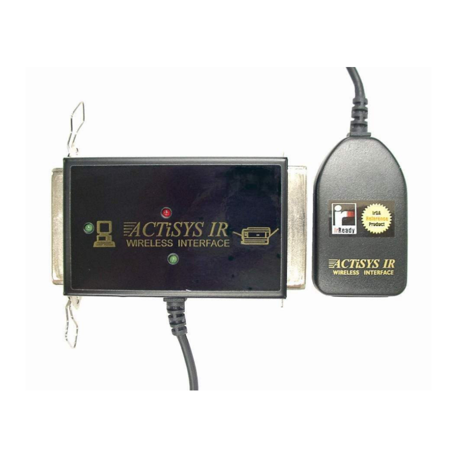 ACTISYS ACT-100M USER MANUAL Pdf Download | ManualsLib