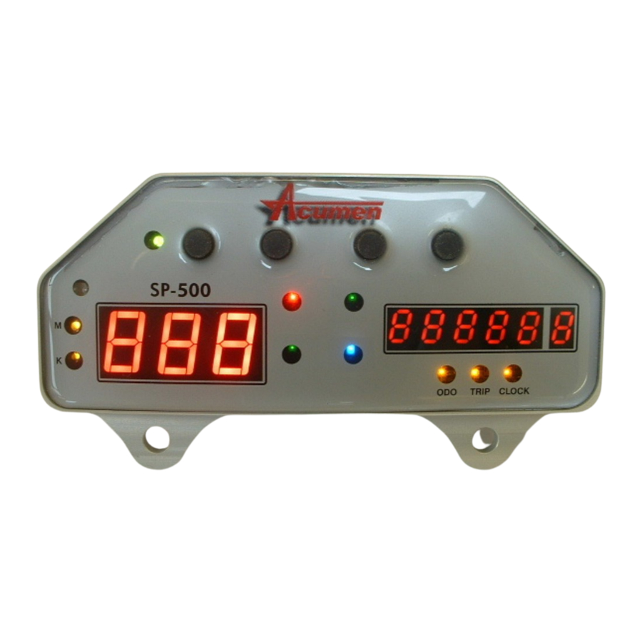 ACUMEN SP500 USER MANUAL Pdf Download | ManualsLib