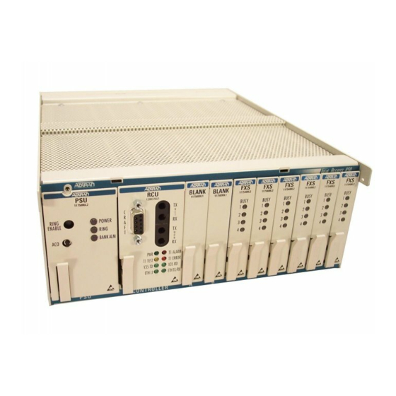 ADTRAN 850-VODSL SPECIFICATIONS Pdf Download | ManualsLib