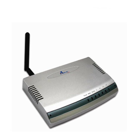 AIRLINK101 802.11G WIRELESS ROUTER AR315W QUICK INSTALLATION MANUAL Pdf ...