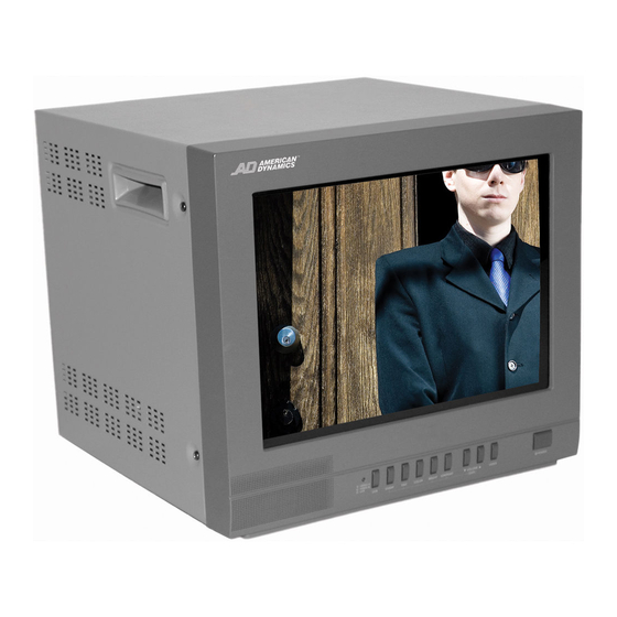 AMERICAN DYNAMICS ADMCRT15 USER MANUAL Pdf Download | ManualsLib