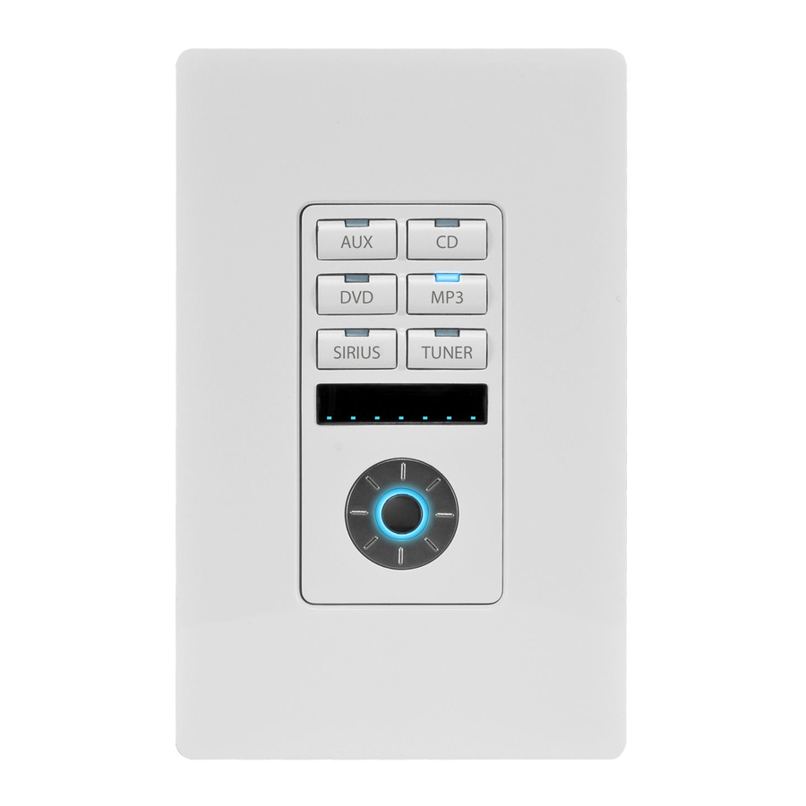 AMX METREAU 6-SOURCE AUDIO KEYPAD DAS-MET-6SRC INSTALLATION MANUAL Pdf ...