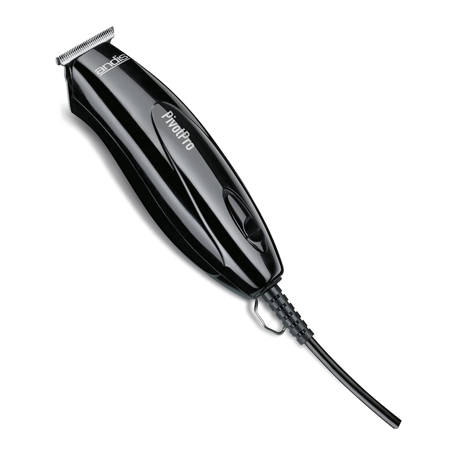 ANDIS PIVOT PRO TRIMMER PMT-1 SPECIFICATION SHEET Pdf Download | ManualsLib