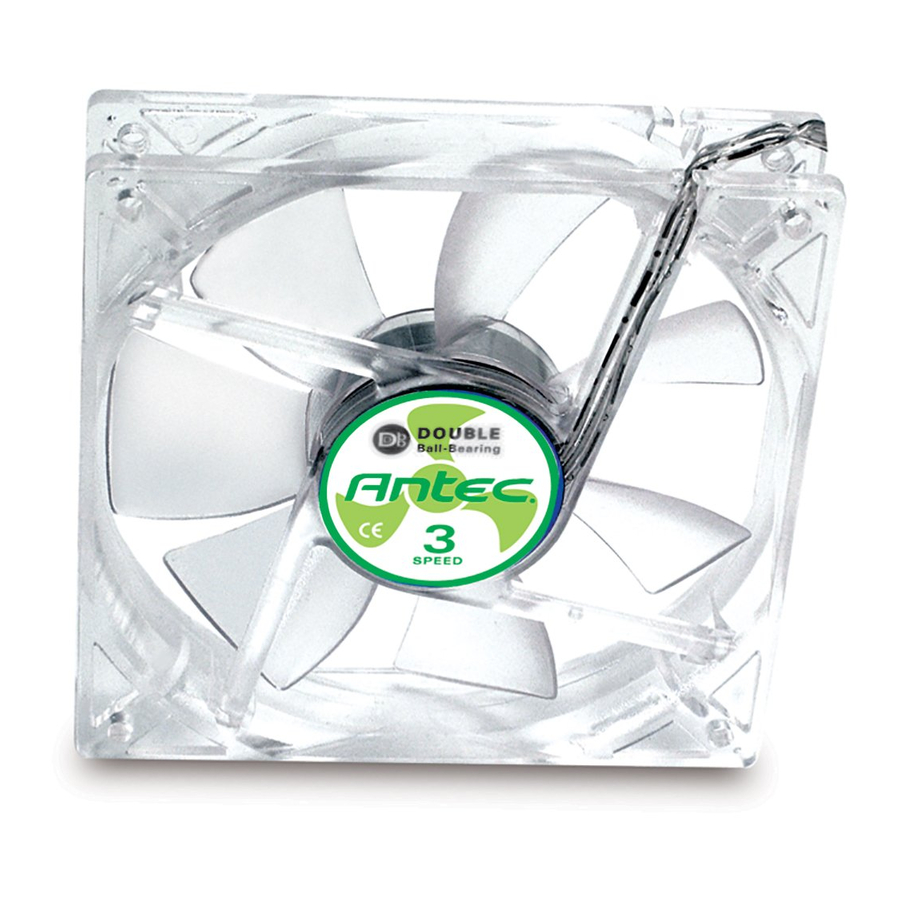 ANTEC TRICOOL 120 SPECIFICATION Pdf Download | ManualsLib