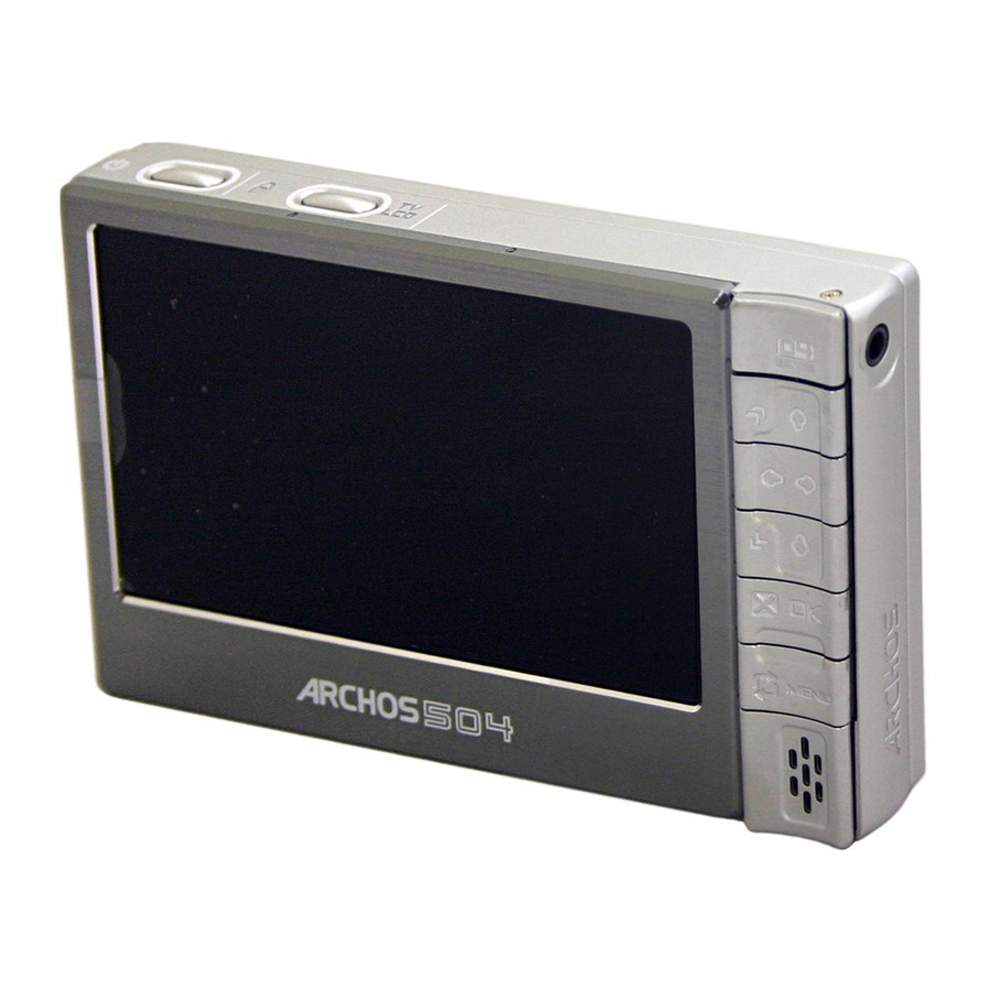 ARCHOS VERSION 2.1 USER MANUAL Pdf Download | ManualsLib