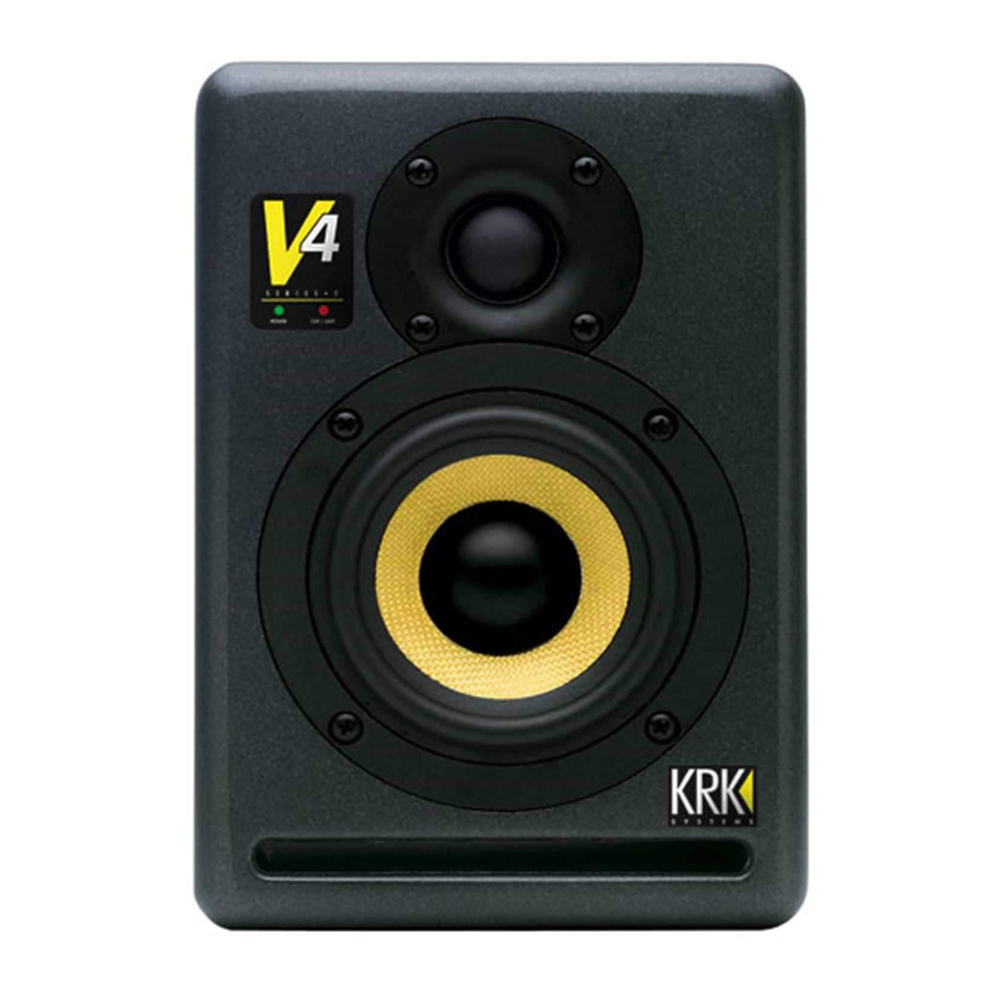 KRK V SERIES 2 USER MANUAL Pdf Download | ManualsLib