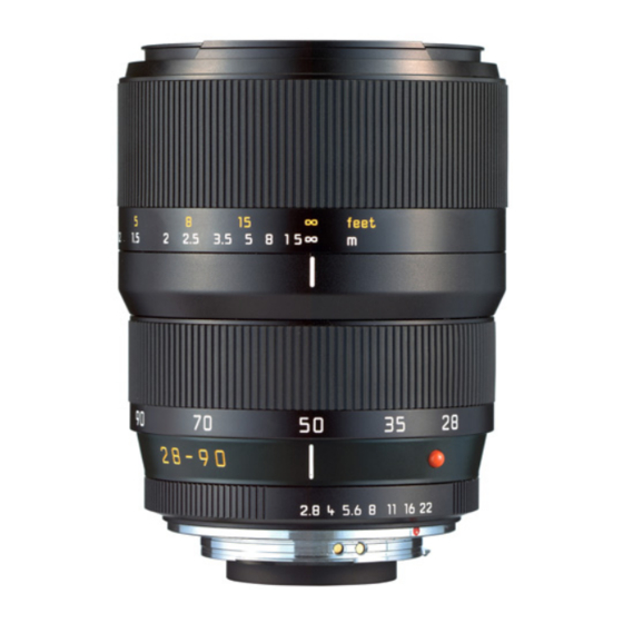 LEICA R-LENSES BROCHURE Pdf Download | ManualsLib