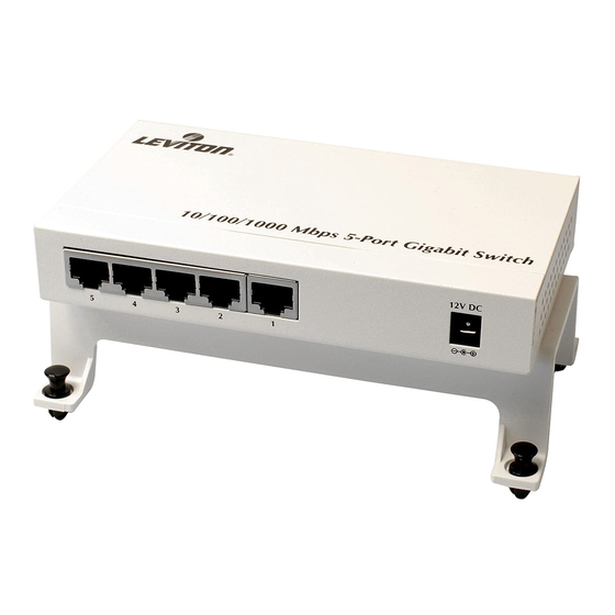 LEVITON 5-PORT GIGABIT INSTRUCTIONS FOR USE Pdf Download | ManualsLib