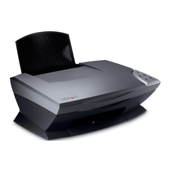 LEXMARK X1100 SERIES USER MANUAL Pdf Download | ManualsLib