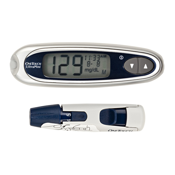 LIFESCAN ONETOUCH ULTRAMINI BLOOD GLUCOSE MODELLING SYSTEM PROCEDURE ...