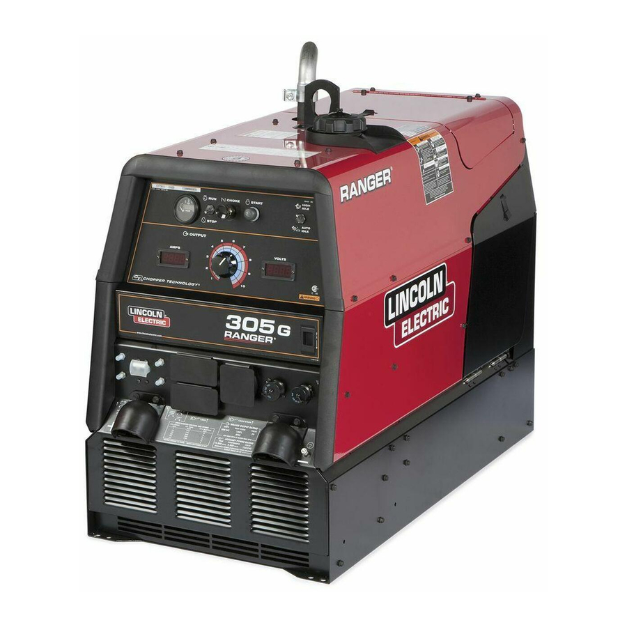 LINCOLN ELECTRIC RANGER 305G TECHNICAL SPECIFICATIONS Pdf Download ...