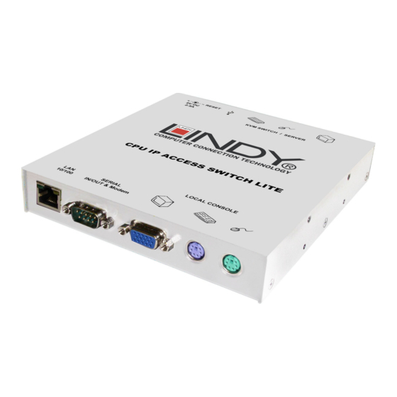 LINDY 39405 USER MANUAL Pdf Download | ManualsLib