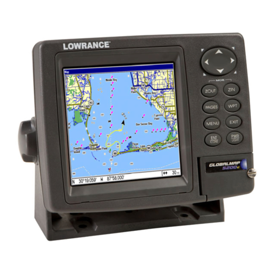 LOWRANCE GLOBALMAP 5200C OPERATION INSTRUCTIONS MANUAL Pdf Download ...
