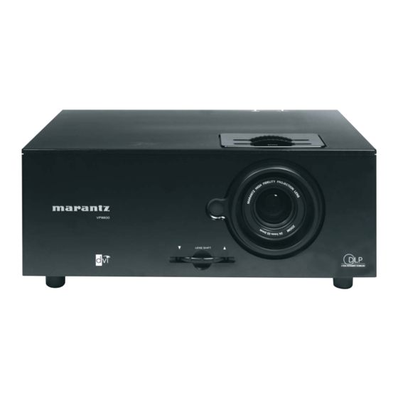 MARANTZ VP8600BL SPECIFICATIONS Pdf Download | ManualsLib