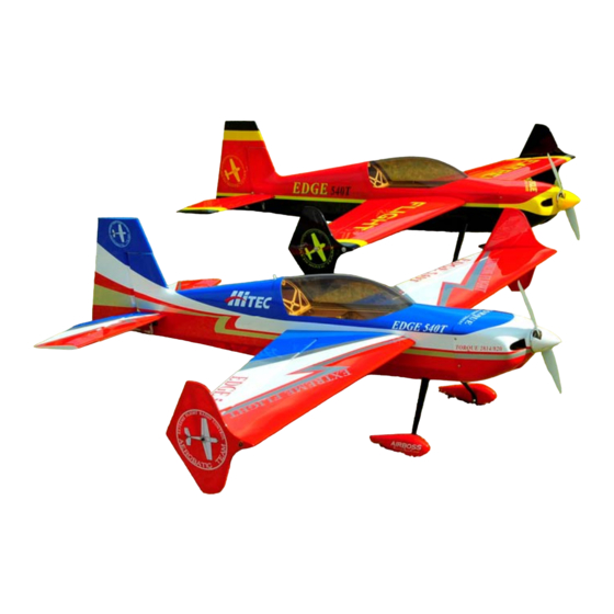 EXTREME FLIGHT EDGE 540T EXP ASSEMBLY MANUAL Pdf Download | ManualsLib