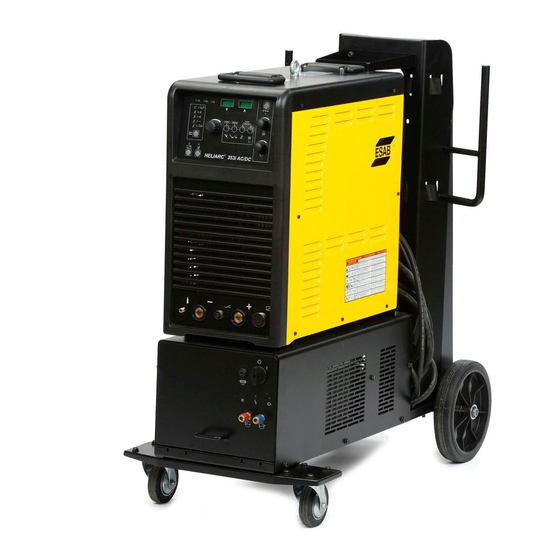 ESAB HELIARC 283I AC/DC INSTRUCTION MANUAL Pdf Download | ManualsLib