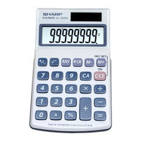 SHARP ESI MATE EL-240SA OPERATION MANUAL Pdf Download | ManualsLib