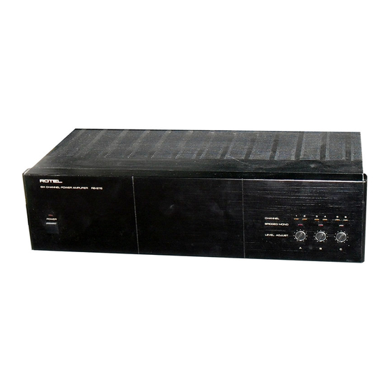 ROTEL RB 976 MKII OWNER S MANUAL Pdf Download ManualsLib ROTEL RB 976 MKII OWNER S MANUAL Pdf Download ManualsLib