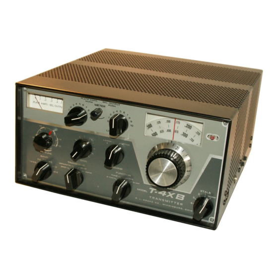 DRAKE T-4XB INSTRUCTION MANUAL Pdf Download | ManualsLib