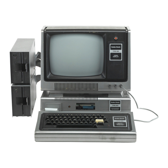 RADIO SHACK TRS-80 II TECHNICAL REFERENCE MANUAL Pdf Download | ManualsLib