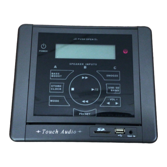 TOUCH AUDIO VD-400I USER MANUAL Pdf Download | ManualsLib