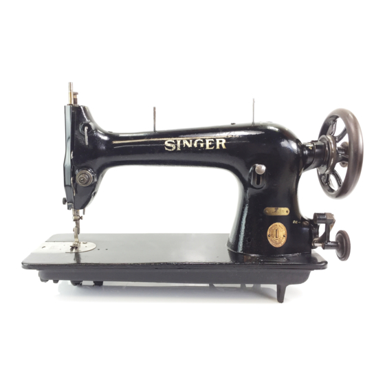SINGER CLASS 31K INSTRUCTIONS FOR USE MANUAL Pdf Download | ManualsLib
