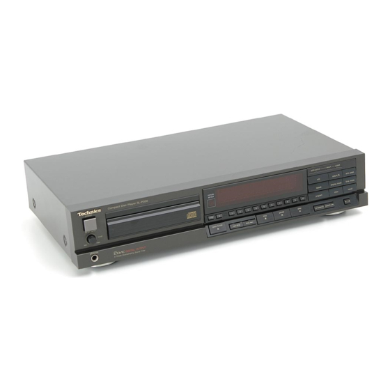 TECHNICS SL-P350 SERVICE MANUAL Pdf Download | ManualsLib