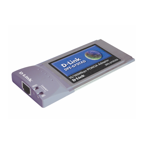 D-LINK DFE-670TXD INSTALLATION MANUAL Pdf Download | ManualsLib
