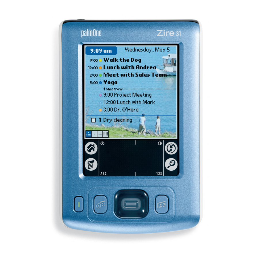 PALMONE ZIRE 31 READ THIS FIRST MANUAL Pdf Download | ManualsLib