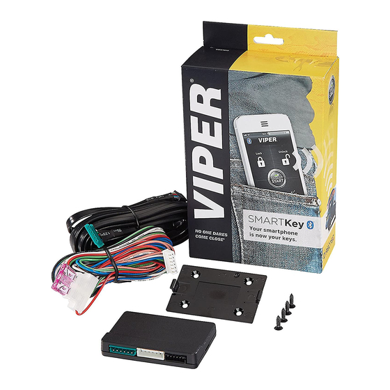 VIPER SMARTKEY VSK100 QUICK REFERENCE USER MANUAL Pdf Download | ManualsLib