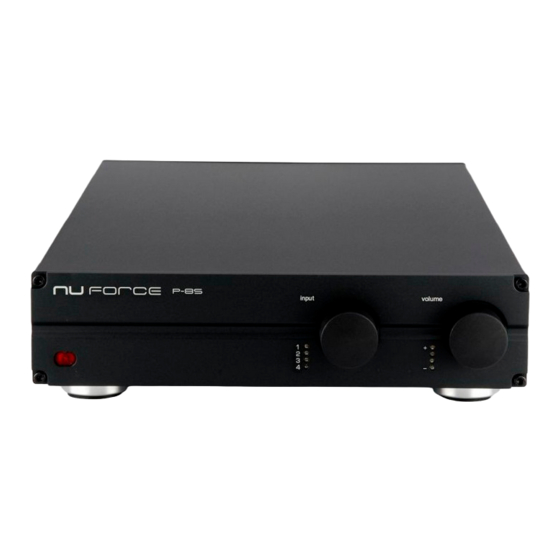 NUFORCE P-8S USER MANUAL Pdf Download | ManualsLib