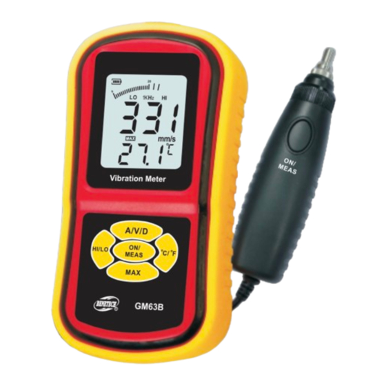 BENETECH GM63B INSTRUCTION MANUAL Pdf Download | ManualsLib