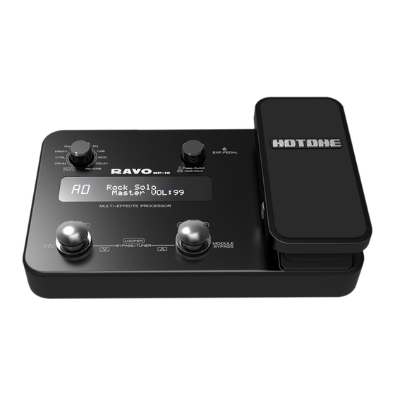 RAVO MP-10 OWNER'S MANUAL Pdf Download | ManualsLib